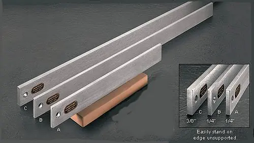 Präzisions-Flachlineal Stahl (Straight Edge) von VERITAS